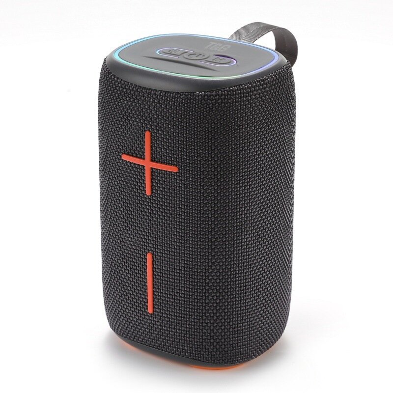 Портативная наружная Bluetooth-колонка с RGB-подсветкой и тканевой сеткой, мини-сабвуфер для походов, путешествий и
