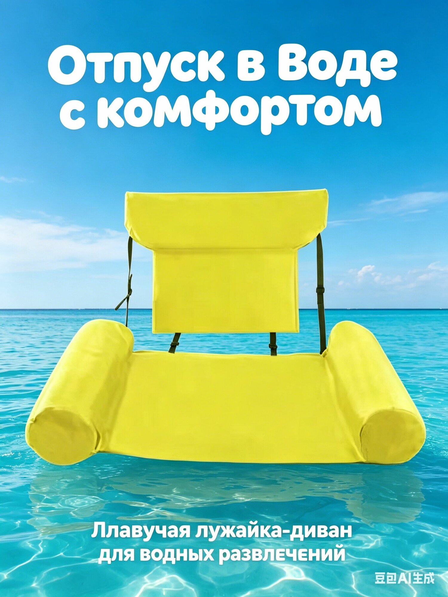Кресло надувное 120х110 см