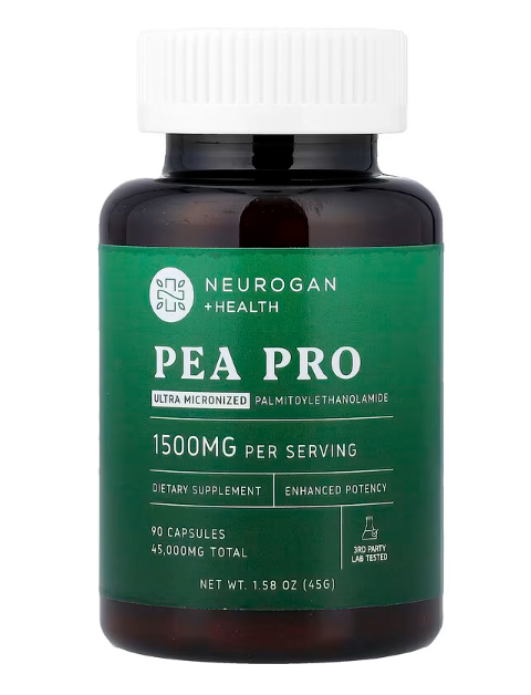 ПЭА (пальмитоилэтаноламид), Pea Pro, 90 капсул (500 мг в 1 капсуле), Neurogan Health