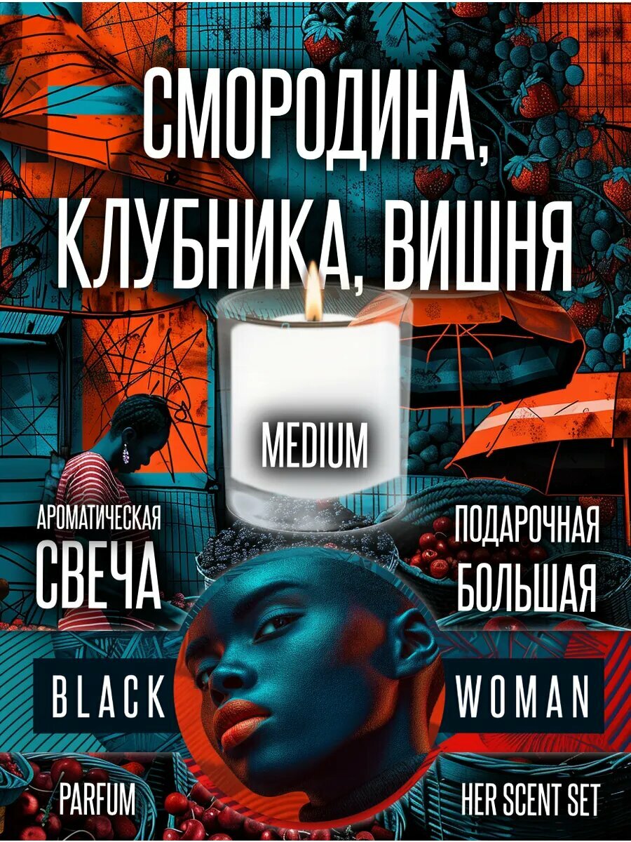 Свечи ароматические милые аромат смородины клубники