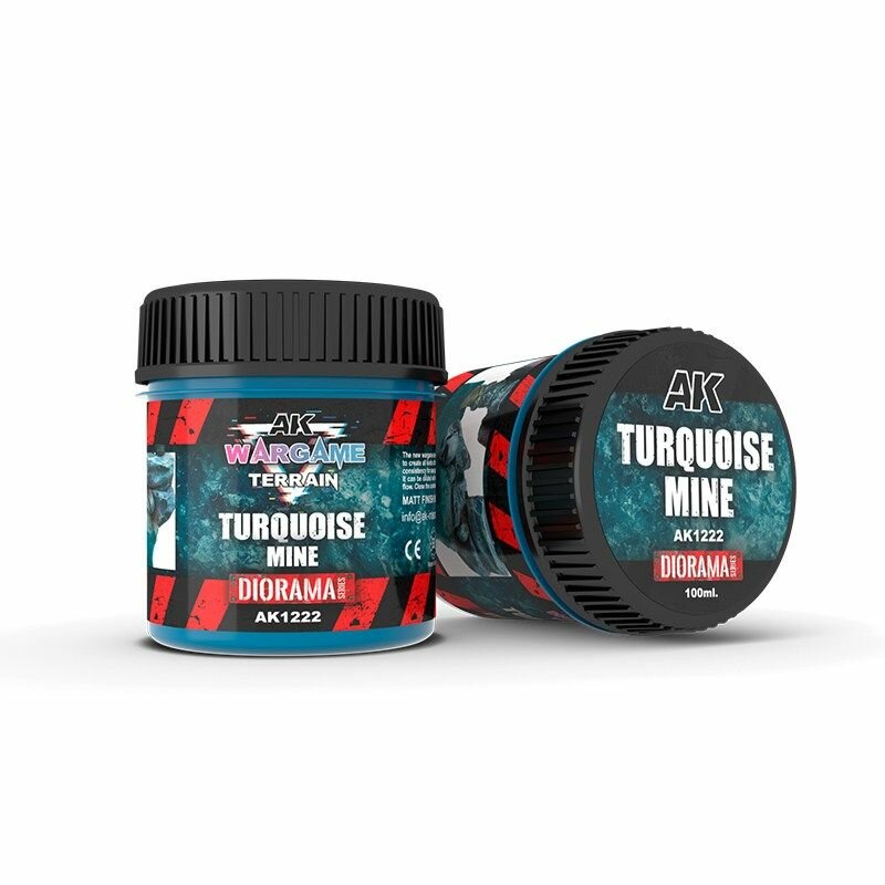 Текстурная краска-паста AK Turquoise Mine 100 Ml. AK1222