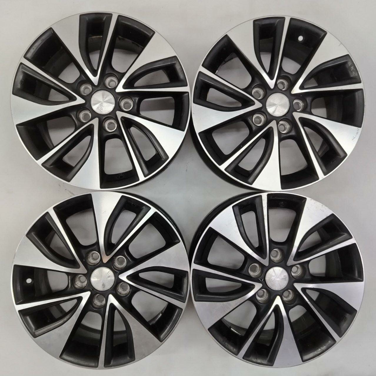 Комплект (4 шт) колесных дисков Popular 16x6.5 PCD 5x114.3 D67.1 ET45 (Реплика)