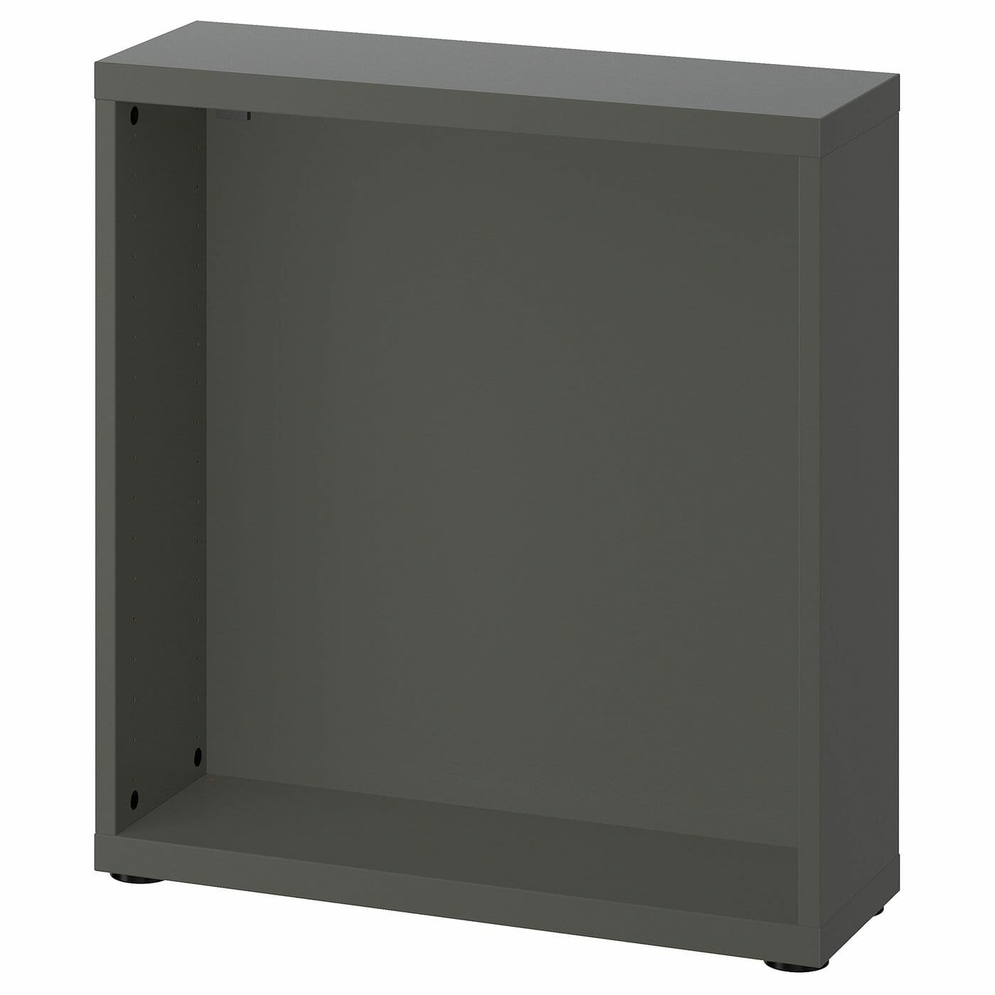 Полка IKEA BEST , 60x20x64 см, темно-серый 505.385.93