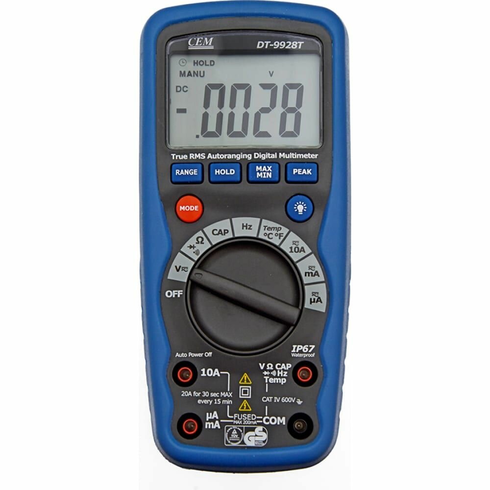Профессиональный мультиметр СЕМ DT-9928T 481837