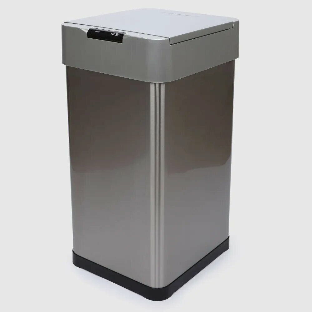 Мусорное ведро Hometex серебристый 40 л 33,5х27,8х58 см