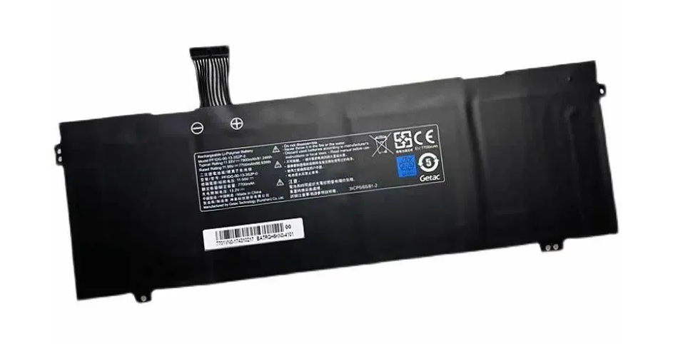 Аккумулятор для MECHREVO (PFIDG-00-13-3S2P-0) Code 01 Air II, Getac S2 UMI Air S1 Plus, 91.24Wh, 7900mAh, 11.55V