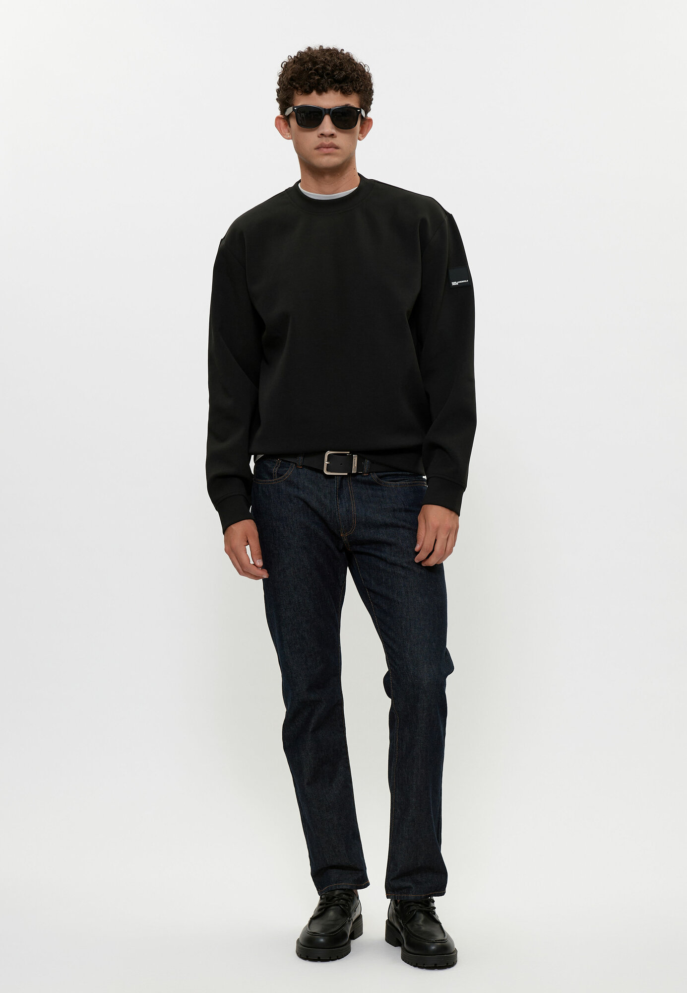 Толстовка KARL LAGERFELD JEANS, размер L, , черный — фото 1