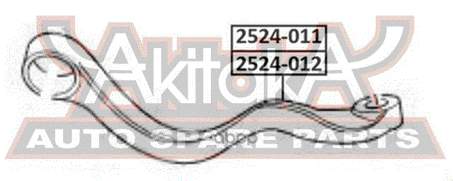 Рычаг LAND ROVER RANGE ROVER ASVA арт. 2524-012