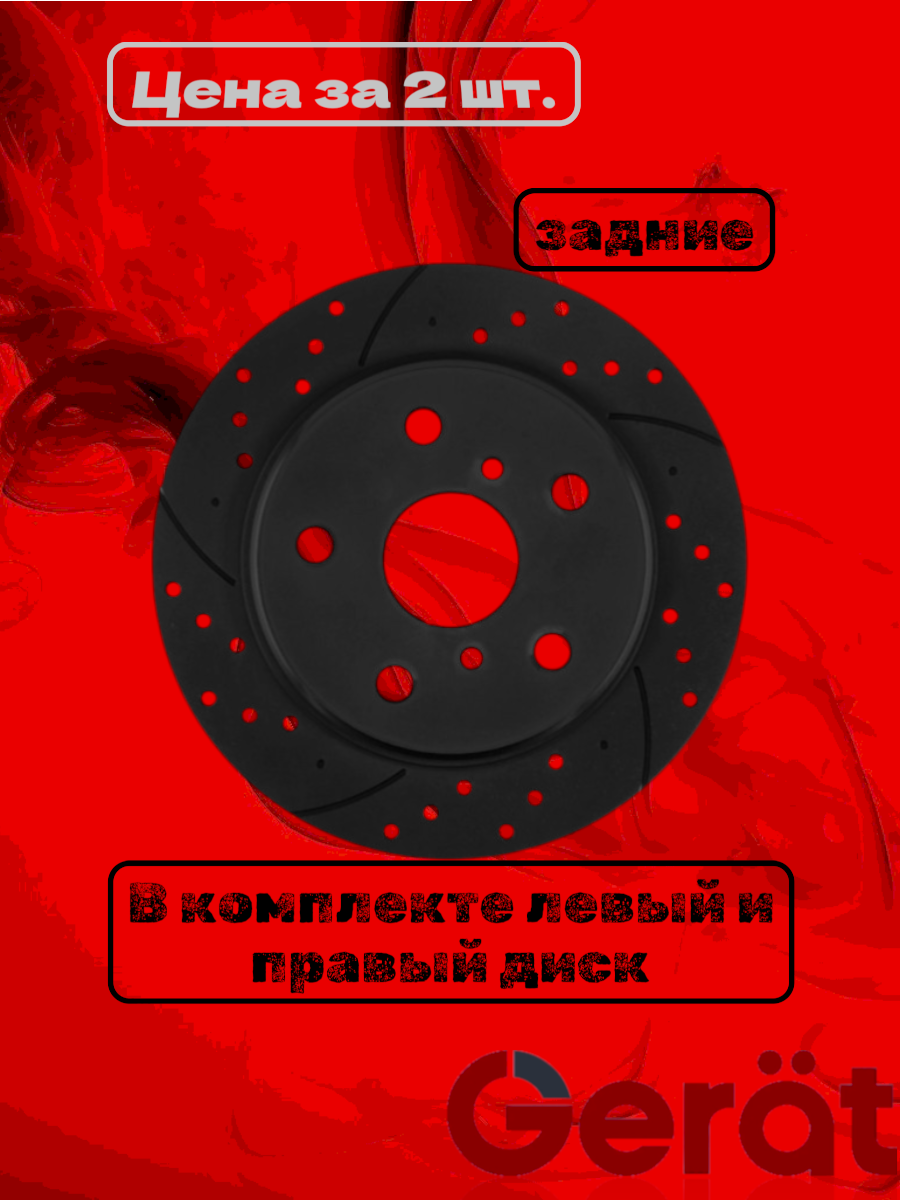 Тормозные диски R277W (задние) Performance