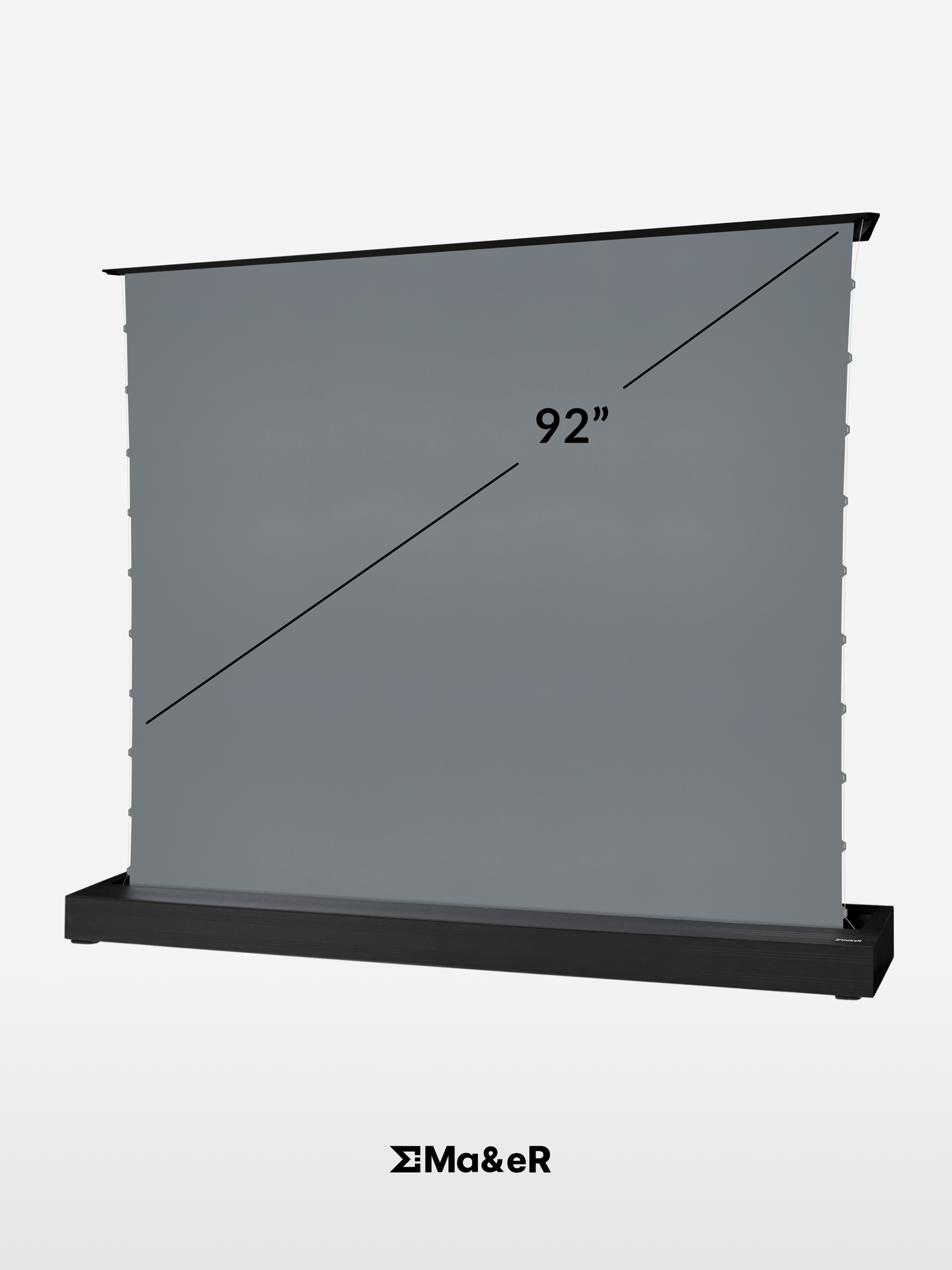 ALR Black Diamond 92" 16:9 Экран моторизированный напольный для проекторов