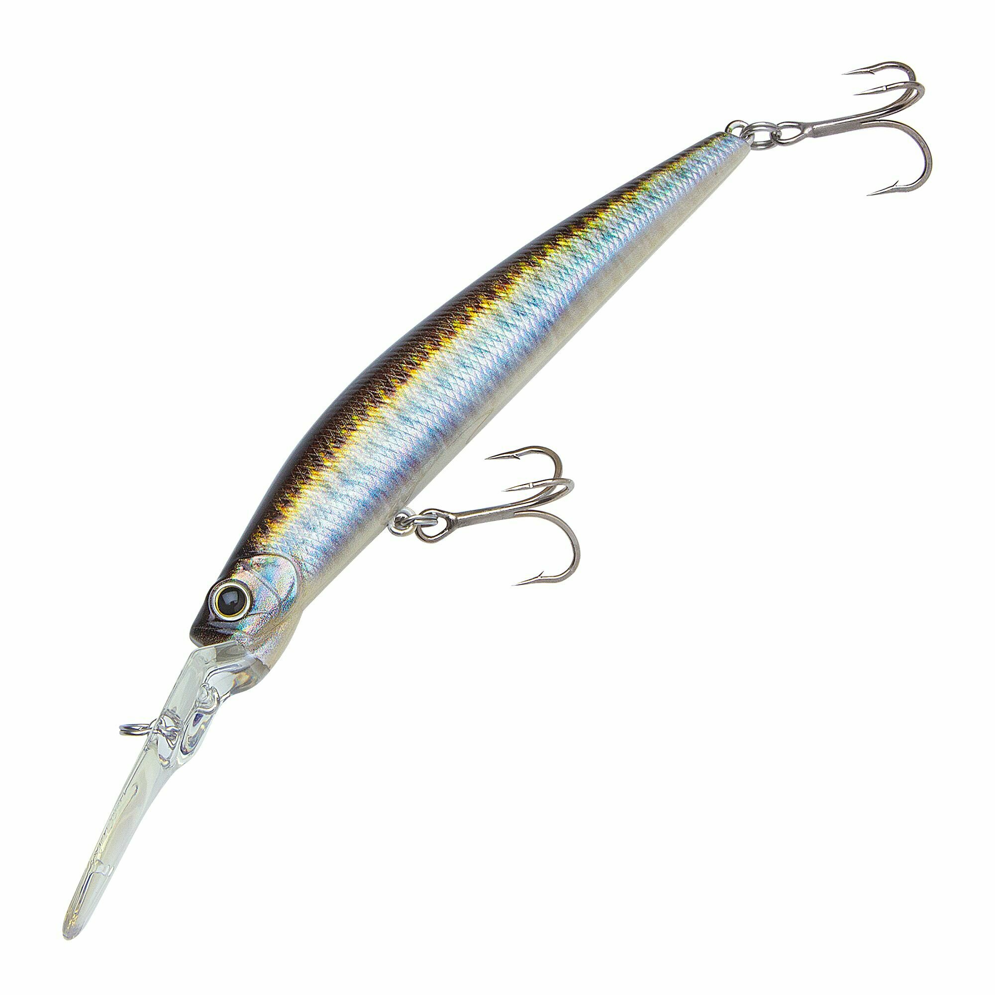 Воблер DUO Hacker Slaver Cranking Minnow #ANA0841 Real Sand Lance, нейтральная плавучесть, 16 г.
