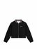 Куртка GUESS Reversible logo-embroidered jacket, размер 8 лет, черный/серый мета...