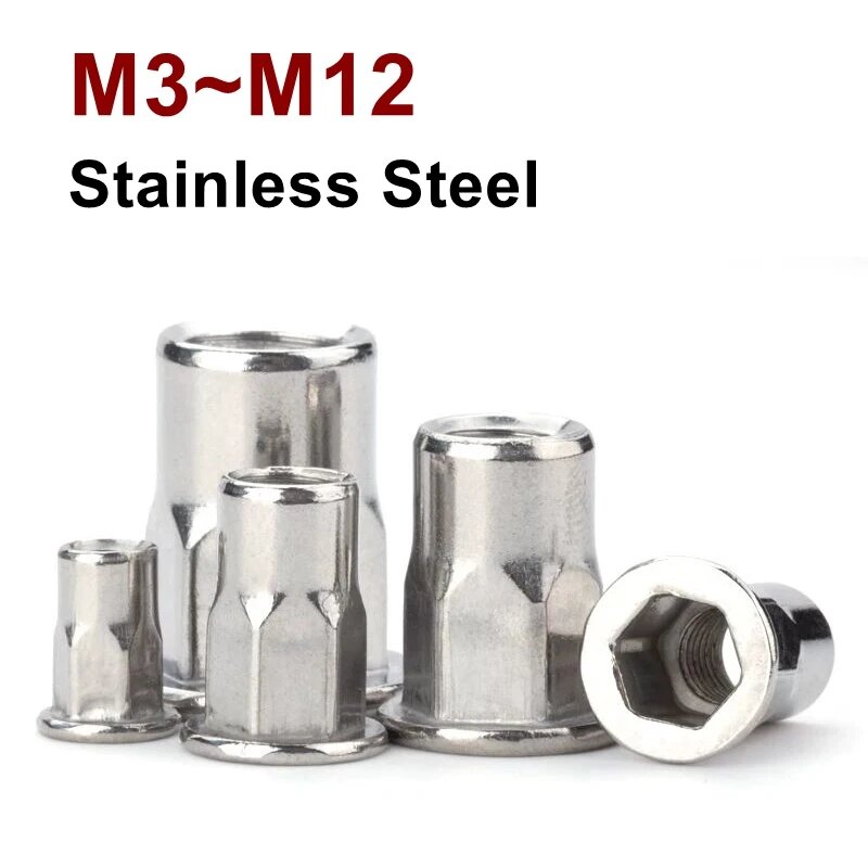 Гайки-заклепки RYBZJ из нержавеющей стали M3-M12