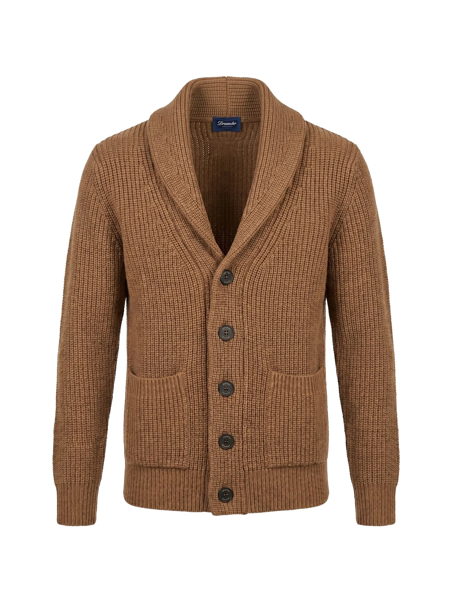 Кардиган Shawl-collar ribbed cardigan