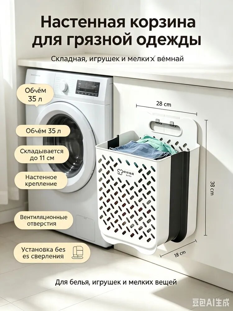Мусорное ведро, 19 л, 1 шт
