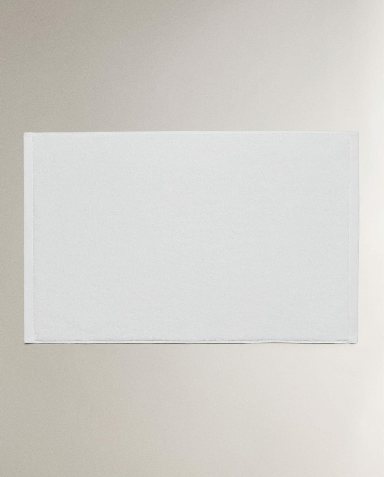 Коврик для ванной ZARA HOME из толстой махры, белый, 50x80 см 1542/015/250-54