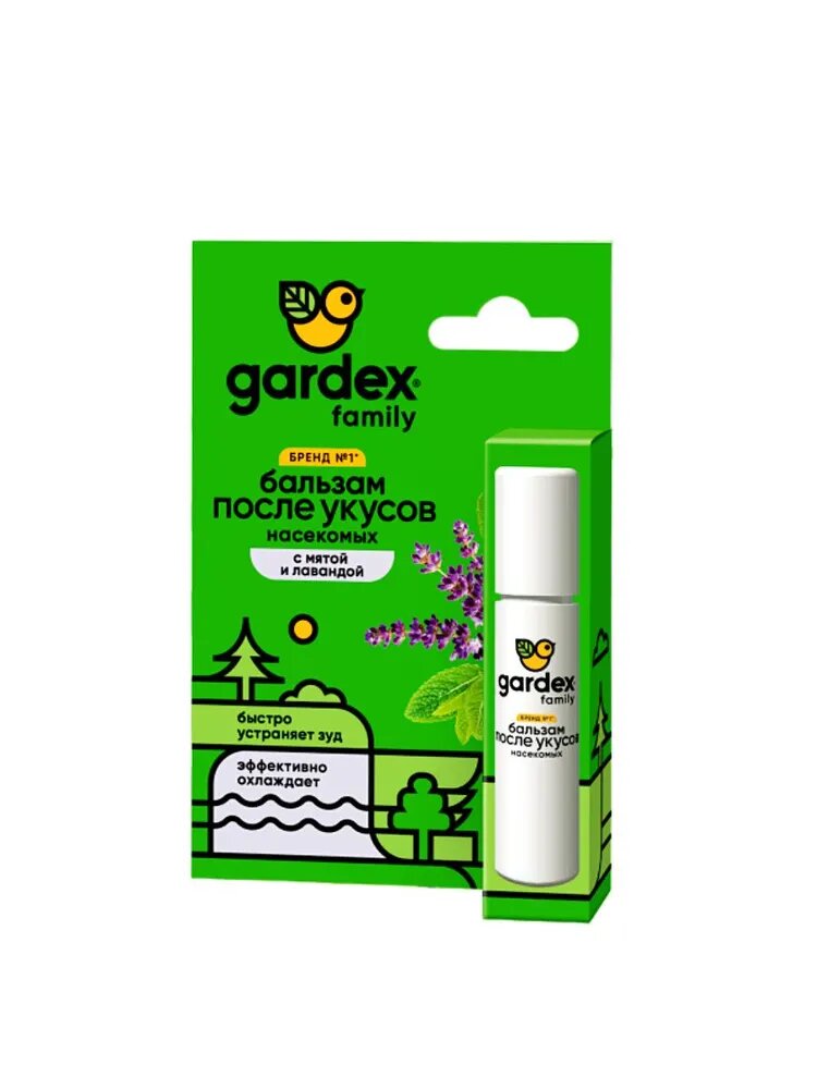 Бальзам после укусов насекомых Gardex family 7 мл.