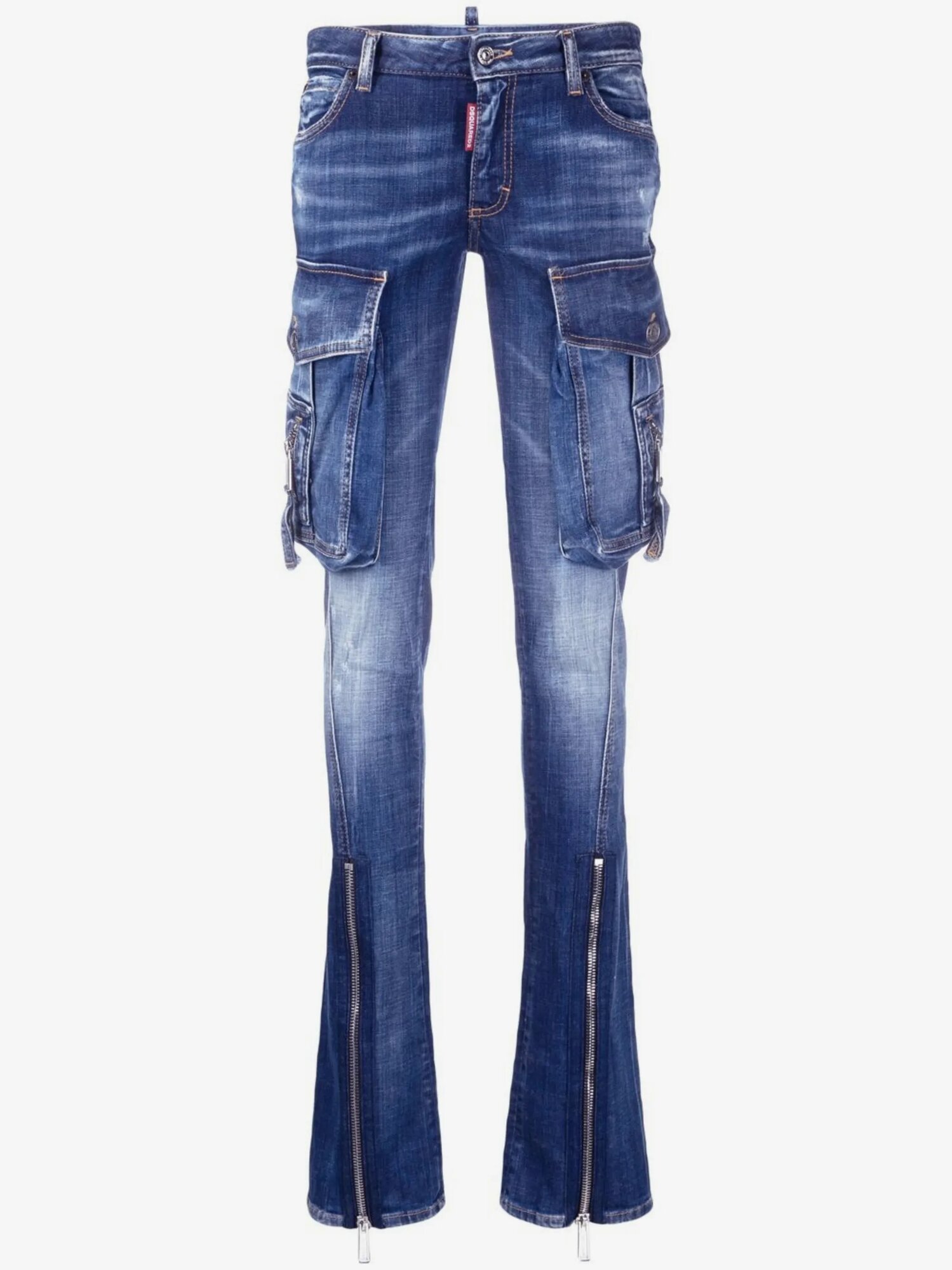 Джинсы карго DSQUARED2 Cargo flared jeans, размер 40
