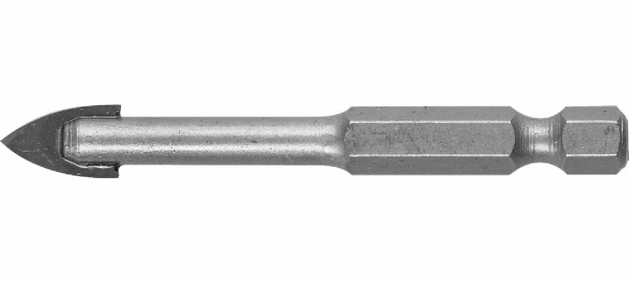 ЗУБР 8 мм, 2х кромка, HEX 1/4, Сверло по стеклу и кафелю (29840-08)