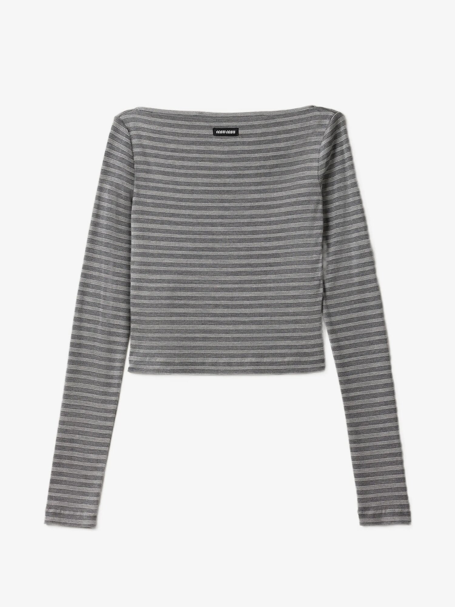 Топ Striped jersey top