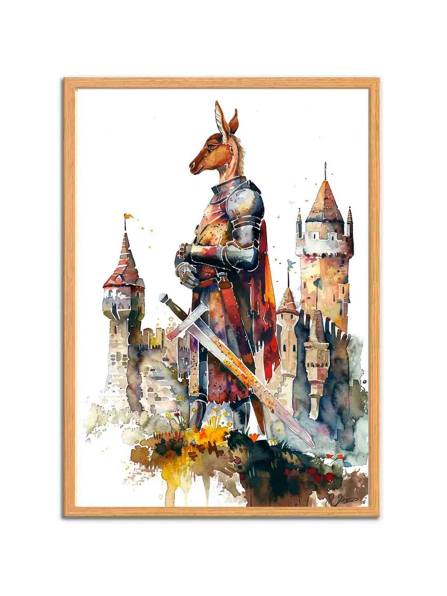 Рыцарь-зверь Окапи 2, Плакат 30x42см