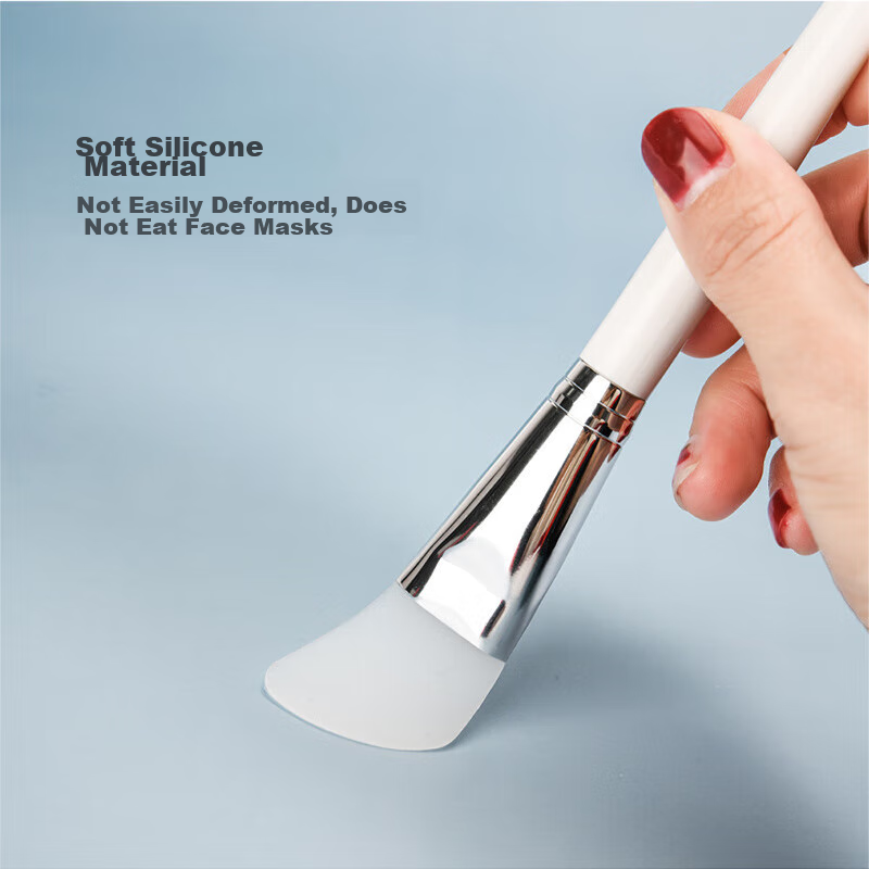 Baicuilai Face Mask Brush, Mud Mask Brush, Silicone Brush, Face Mask Application Brush, Makeup Brush, Face Mask Cleaning Stick, Mask Mixing Brush, Face Mask Scoop
