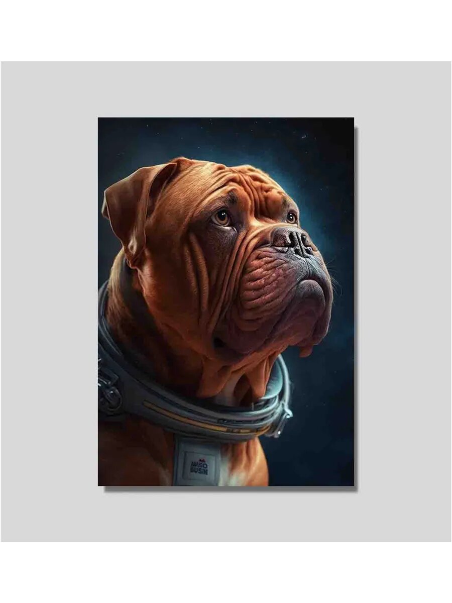 Бордоский дог-астронавт, Плакат 30x42см