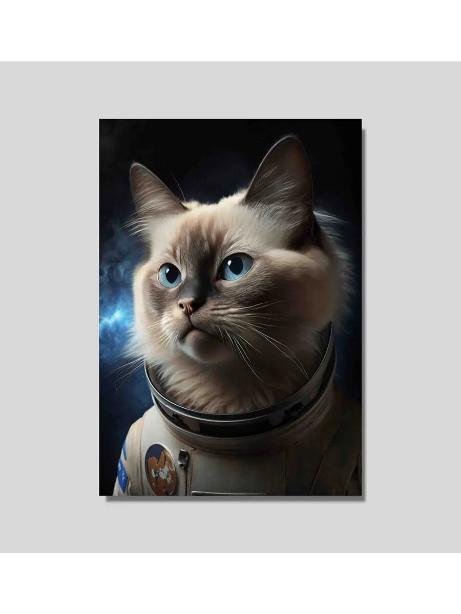 Балийский кот-космонавт 4, Плакат 30x42см