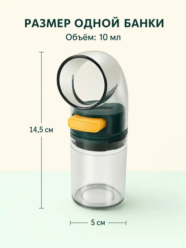 Банка YuHan, для сыпучих продуктов, пластик, прозрачная, цвет, бесцветная