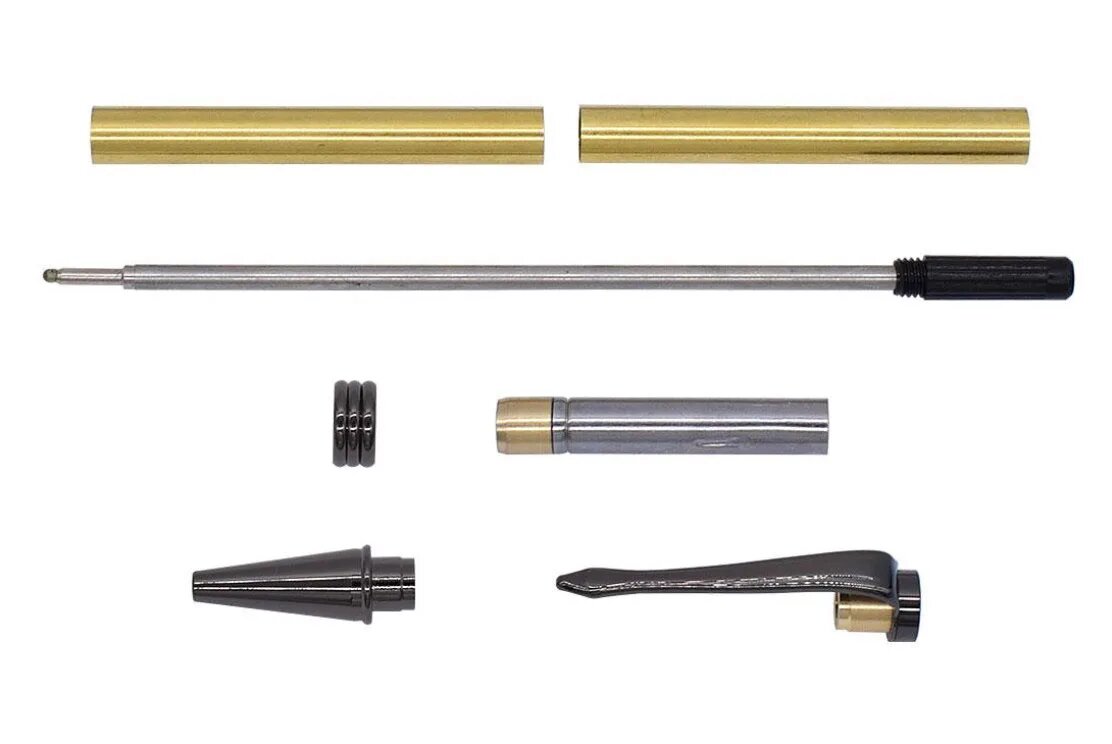 Наборы шариковых ручек RIZHENG RZ-BP589# Gun metal