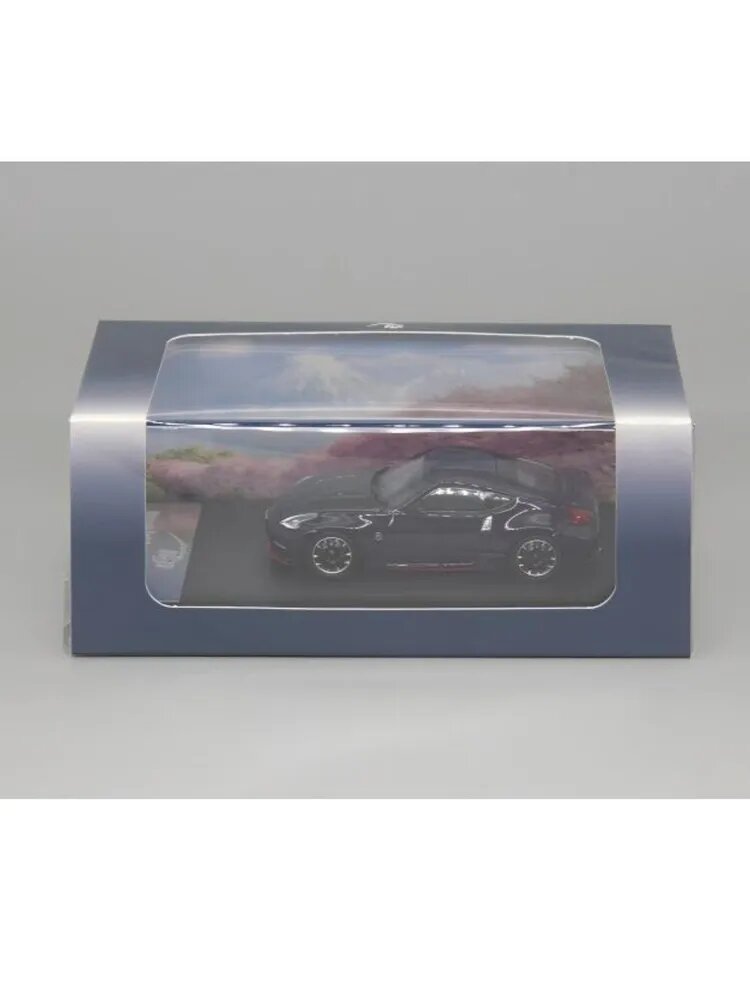 Машинка Fuji 1/64 Nissan Z34 Nismo Elegant Fairlady Z 370z Deep Purple Die-cast Alloy Car Model Collection Toy Gift
