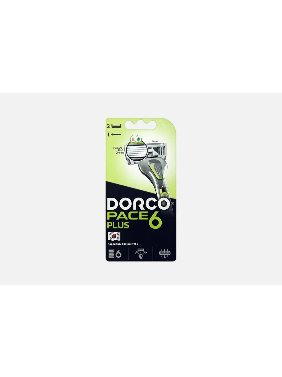Dorco Dorco Pace6 Станок для бритья с триммером + 2 сменные кассеты