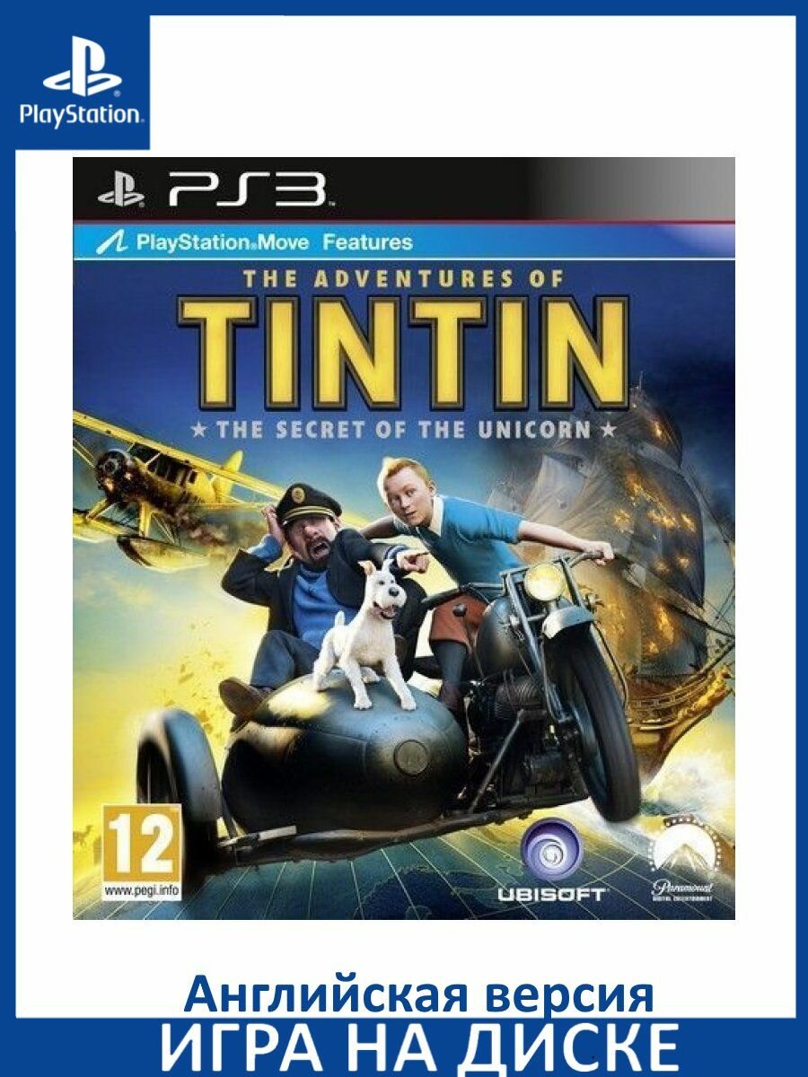 Игра Приключения Тинтина: Тайна Единорога (The Adventures of Tintin) PS3 Диск на PlayStation 3 Английская версия