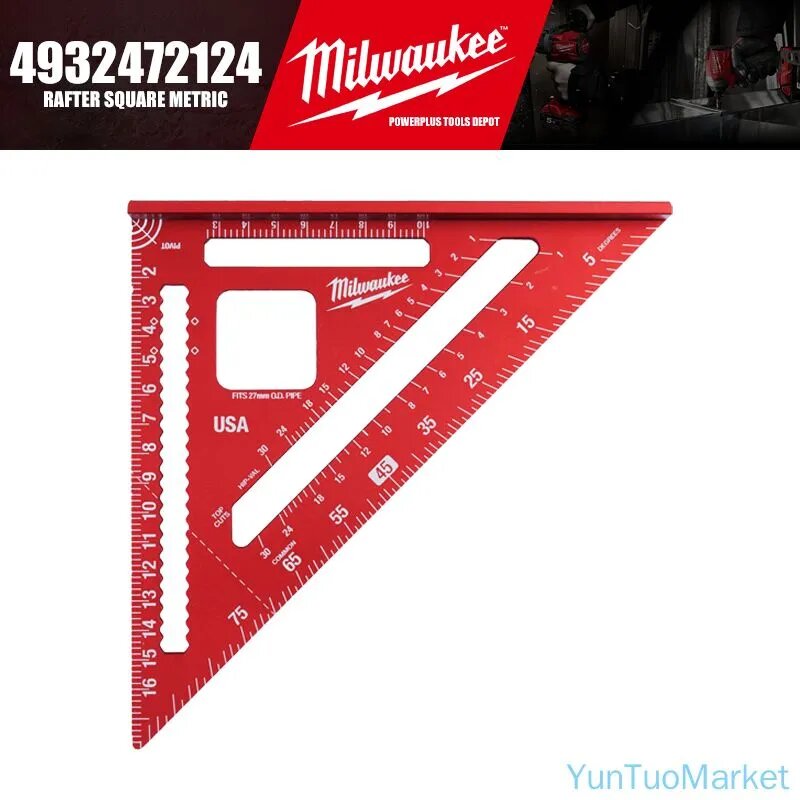Milwaukee 4932472124 Стропильный квадрат метрический