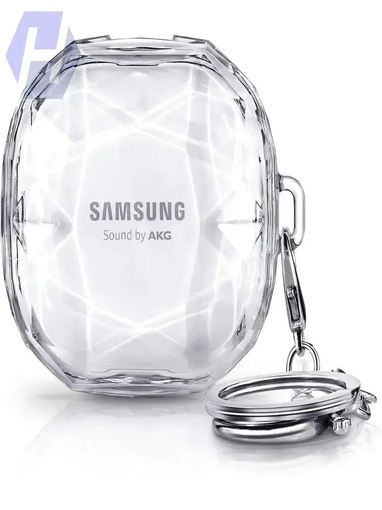 Качественный прозрачный кейс с брелоком, используемый для Samsung Galaxy Buds 2 Pro FE Live