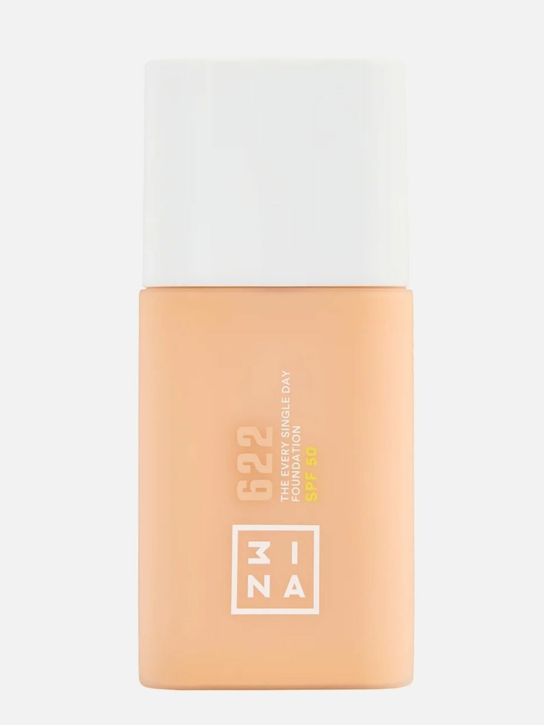 Легкая тональная основа для лица spf50 3INA the every single day foundation 622