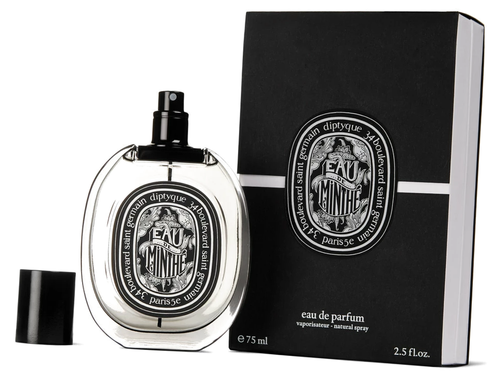 Мятная парфюмерная вода Diptyque Eau De Minthe 75 мл - Диптик О Де Минте унисекс