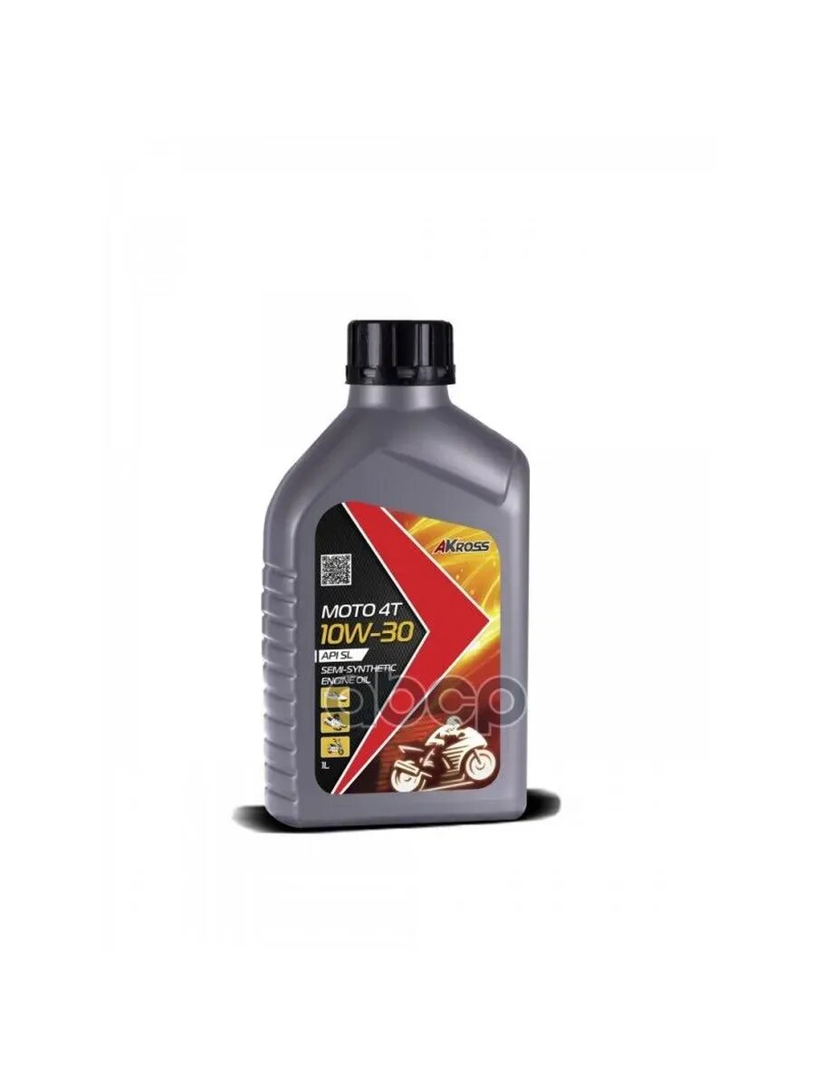 Akross Мото 4Т 10W-30 Sl Полусинтетическое 1L AKross арт. AK