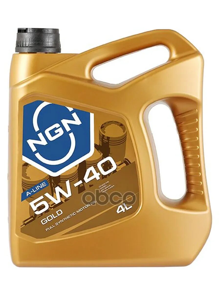 NGN 5W-40 Gold A-Line Sn/Cf 4Л (Синт. Мотор. Масло)