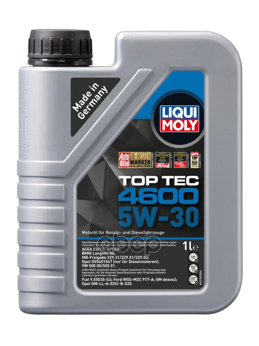 LIQUI MOLY Мотор Top Tec 4600 5W-30 (1 Л.)