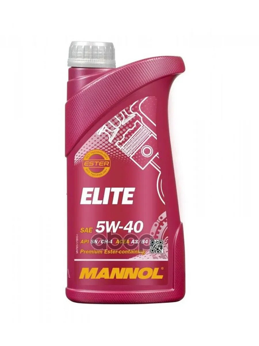 MANNOL 7903 Mannol Elite 5W40 1 Л. Синтетическое 5W-40