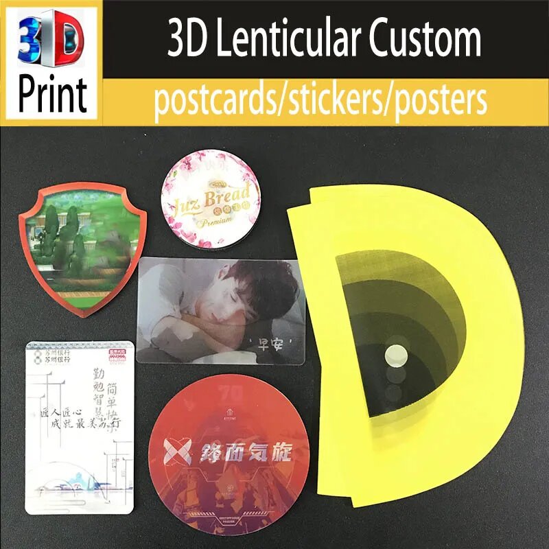 Bandai 3D Открытка с наклейкой и плакатом