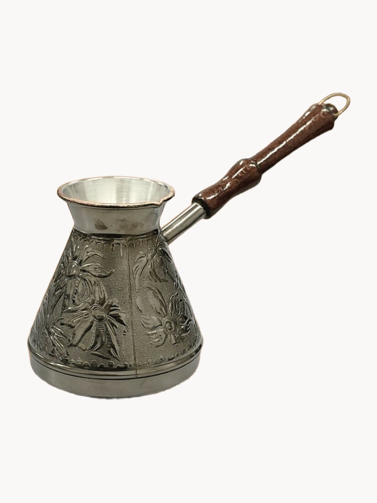 Турка медная 540 мл Ромашка_М, подходит для всех видом плит, кроме индукционных