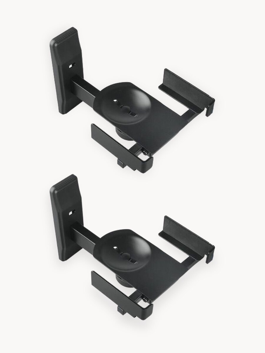 Кронштейн для колонок настенный (чёрный)/ Крепление для колонок/ (Комплект 2 шт)-ROMIKY