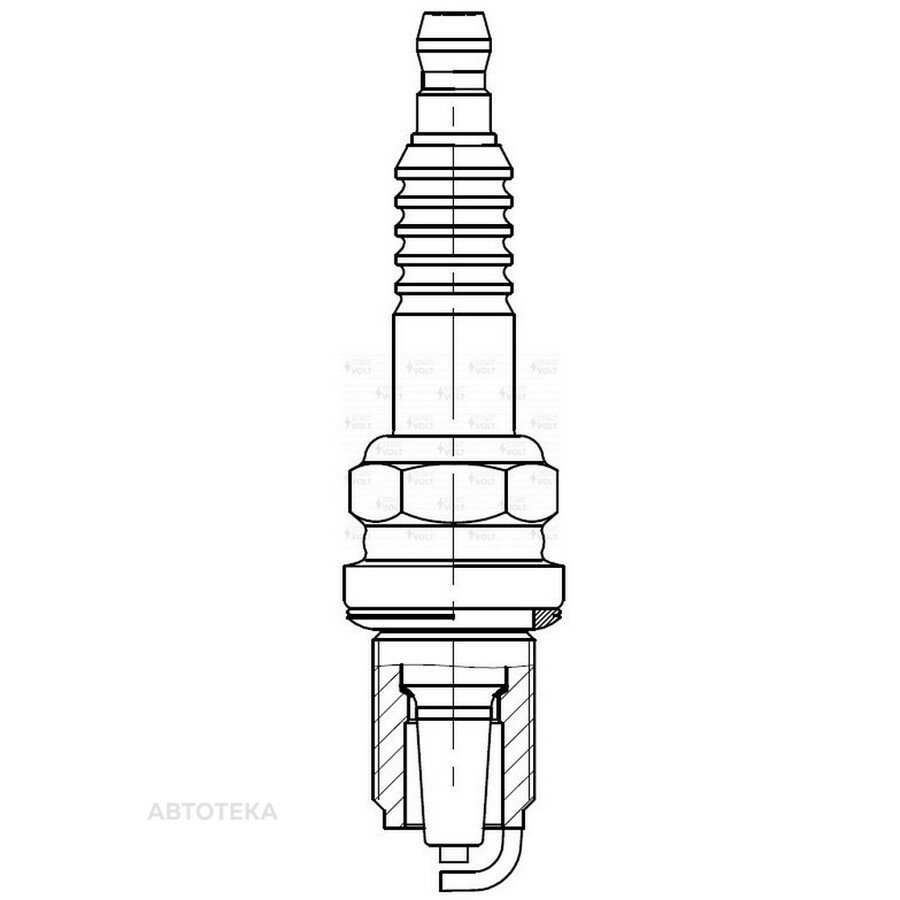 Свечи зажигания для а/м Mercedes-Benz C W202 (93-) 1.8i/S W140 (91-) 3.2i (кмпл. 4шт) () STARTVOLT VSP0017