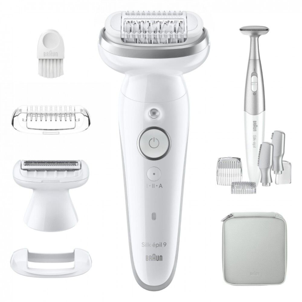 Эпилятор Braun Silk-epil 9 SES9-241 Silver/White