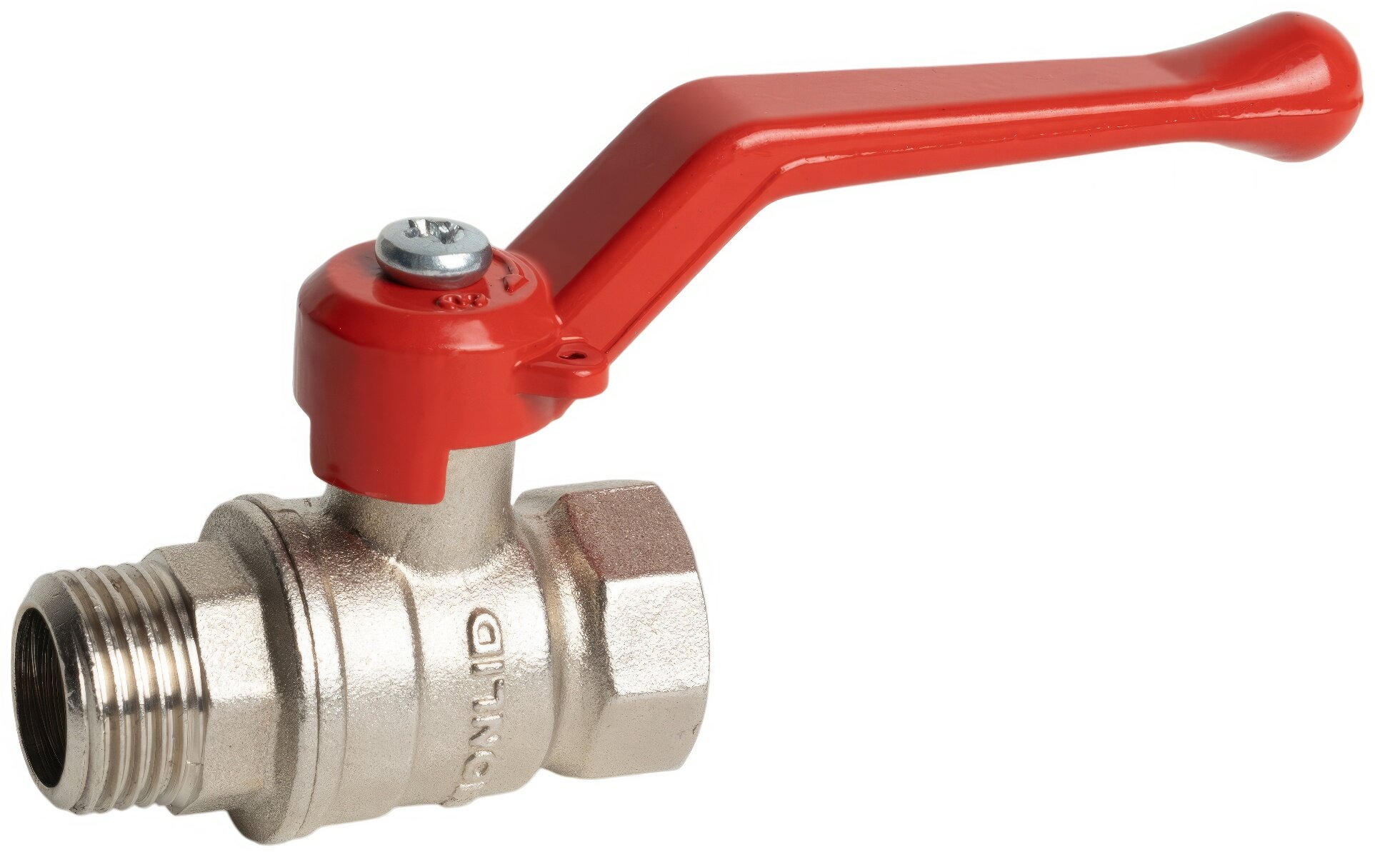 Кран шаровой MONLID DN15 PN40 1/2" ВР/НР латунь ручка рычаг