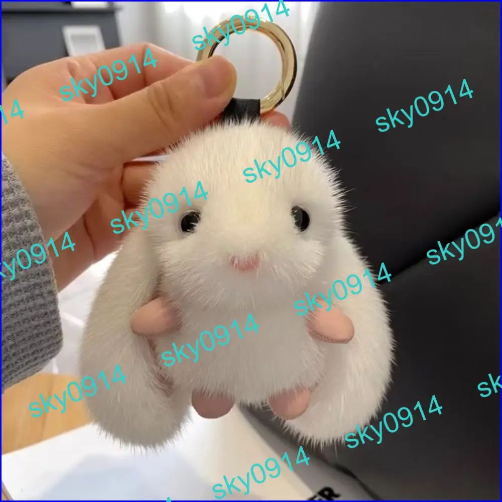 Мягкая игрушка Заяц белый плюшевый, тематика зайцы/кролики, размер 11x10x10 см, подарок для детей — фото 1