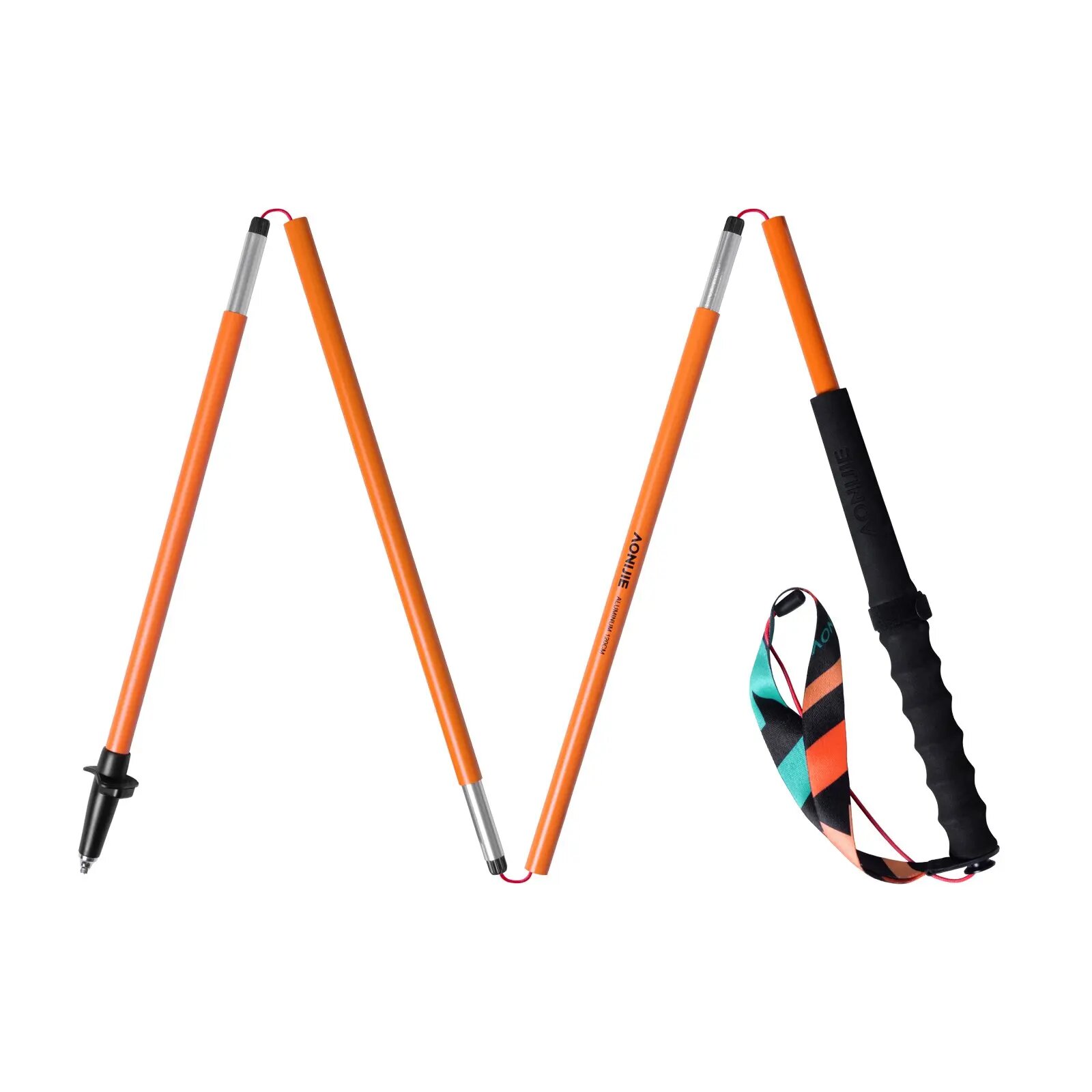 Складные трекинговые палки AONIJIE Orange 120cm