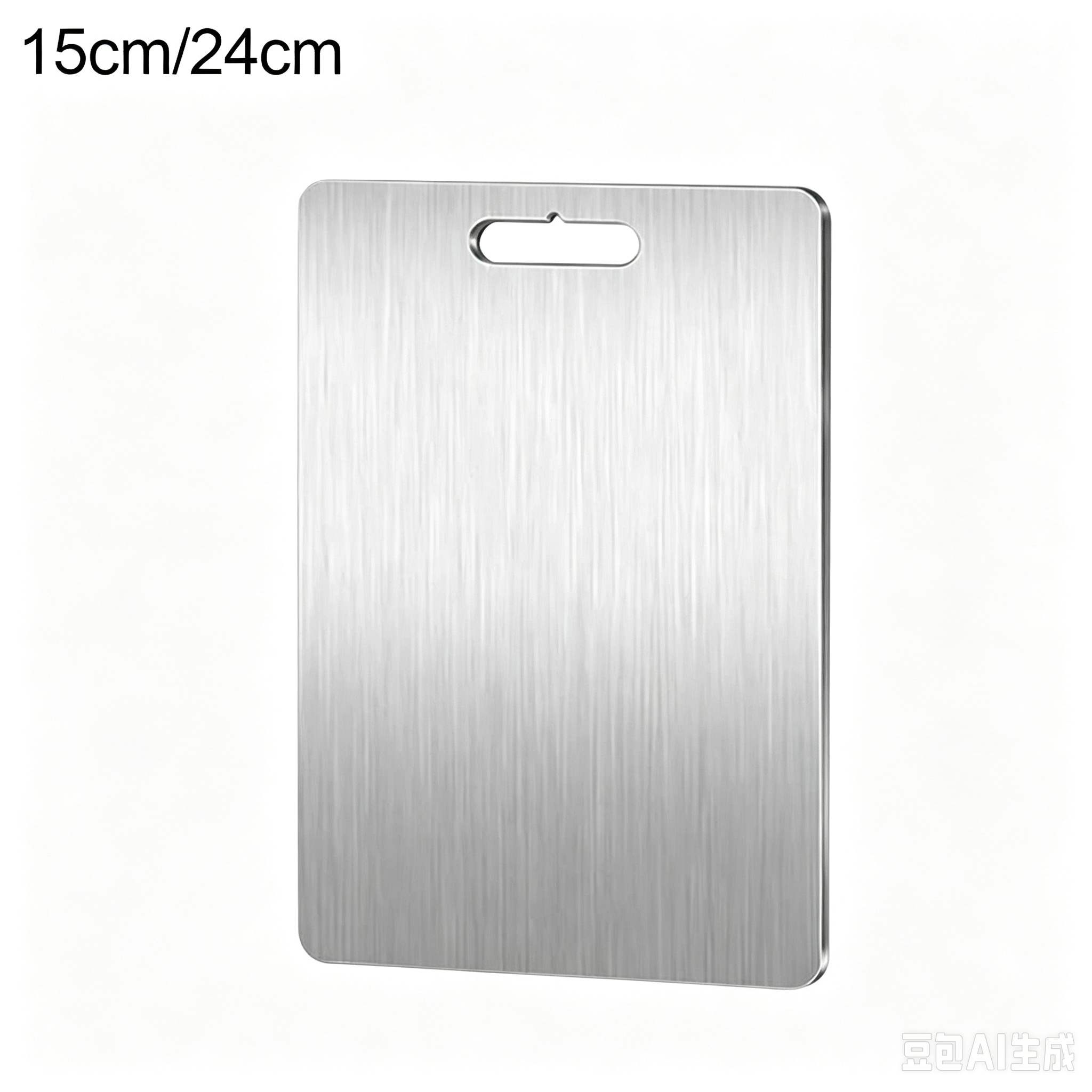 15cm*24cm, Разделочная доска для кухни из нержавеющей стали, антибактериальная, устойчивая к плесени и легко моется.